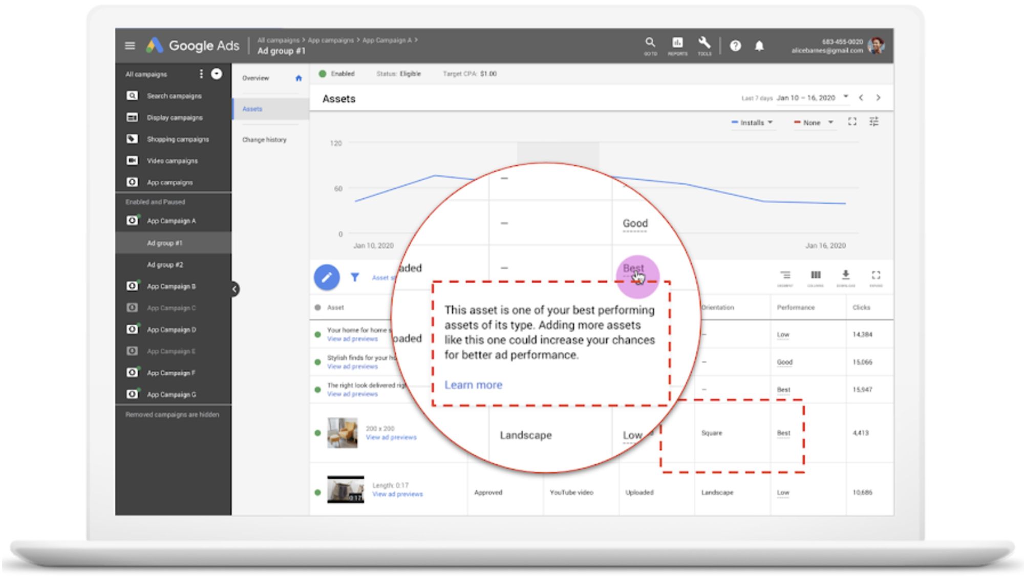 Google rolls out new asset reporting updates for App campaigns in ...
