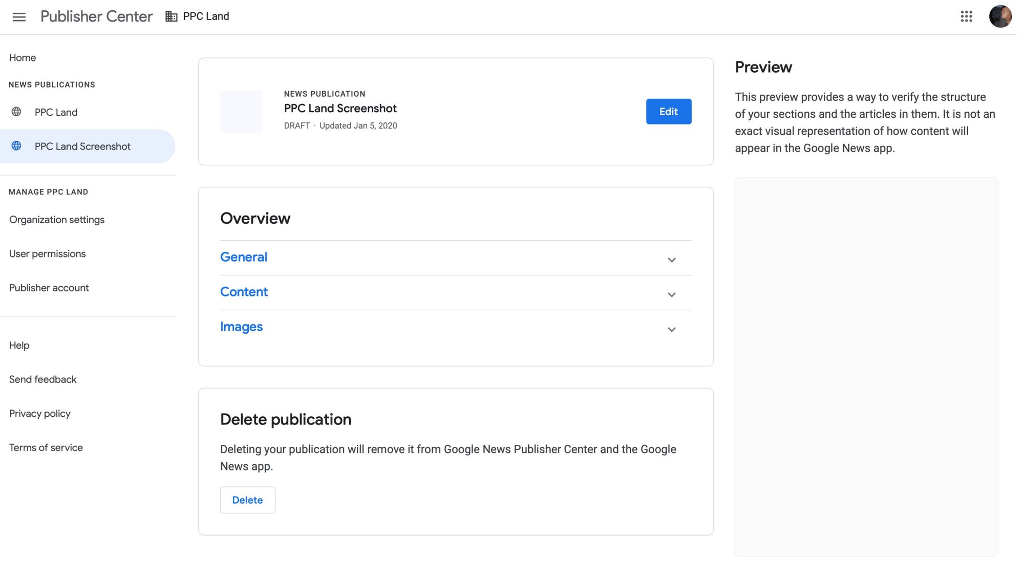 Google launches a new Publisher Center