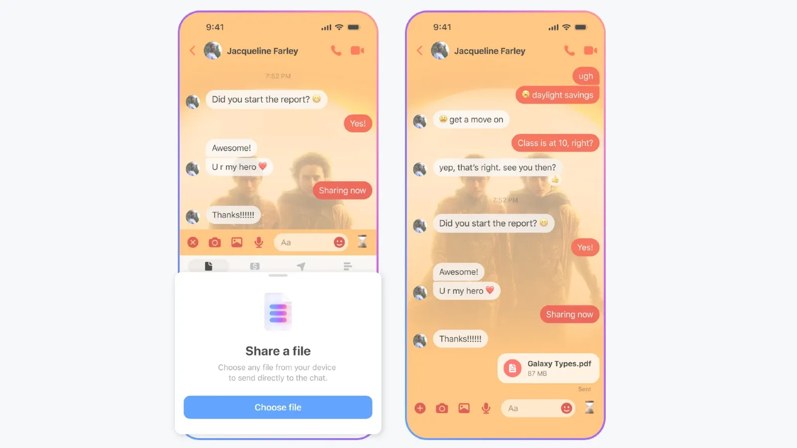 Messenger upgrades: share high-definition photos, create shared albums ...