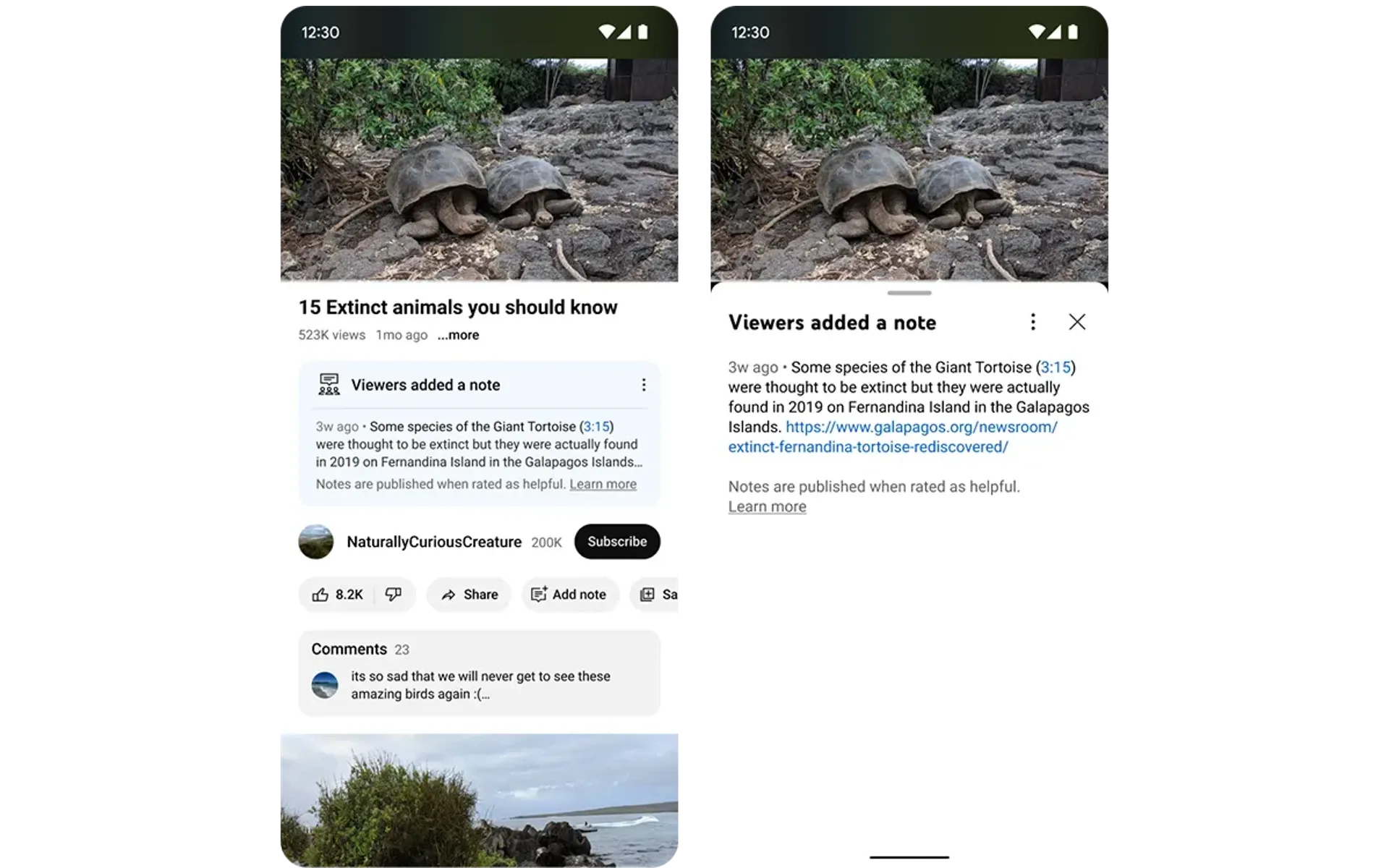 YouTube tests Notes feature to add video context