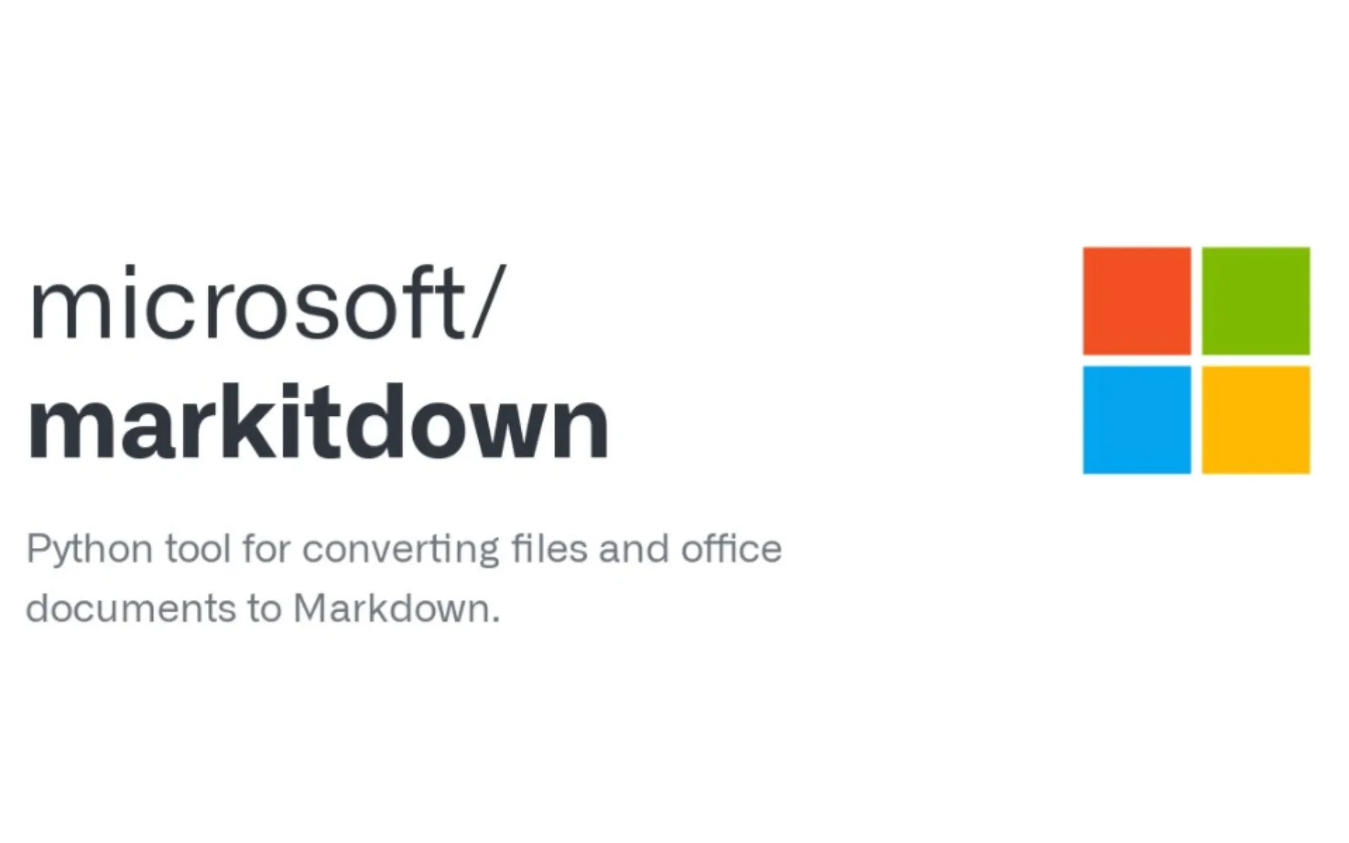 Microsoft expands Markdown ecosystem with new document conversion tool