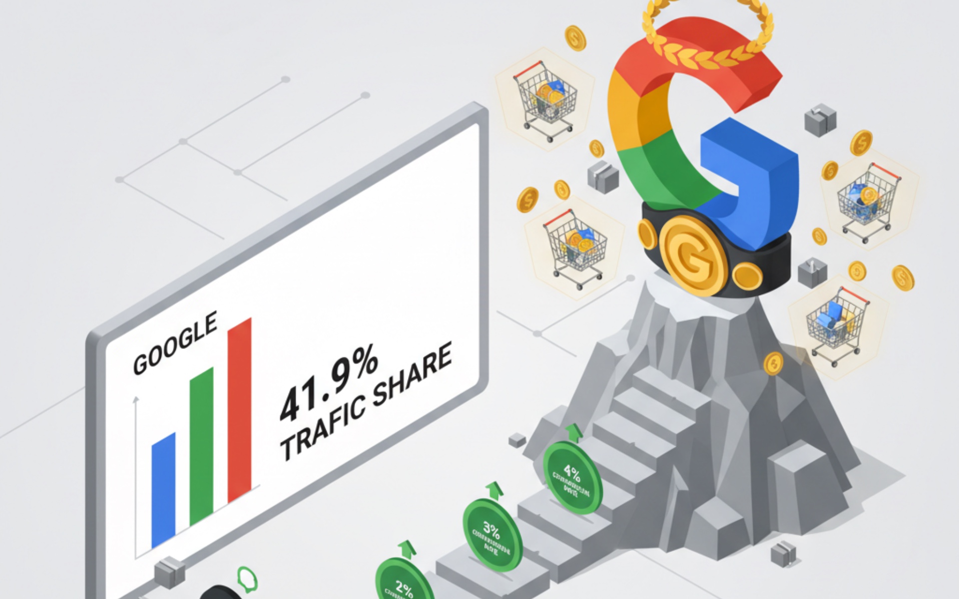 ChatGPT traffic underperforms Google in e-commerce study