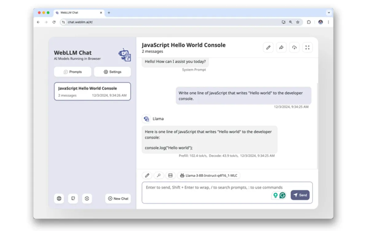 Local chatbot capabilities arrive for web applications, reducing data ...