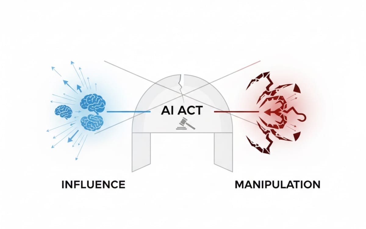 EU clarifies boundary between influence and manipulation under AI Act