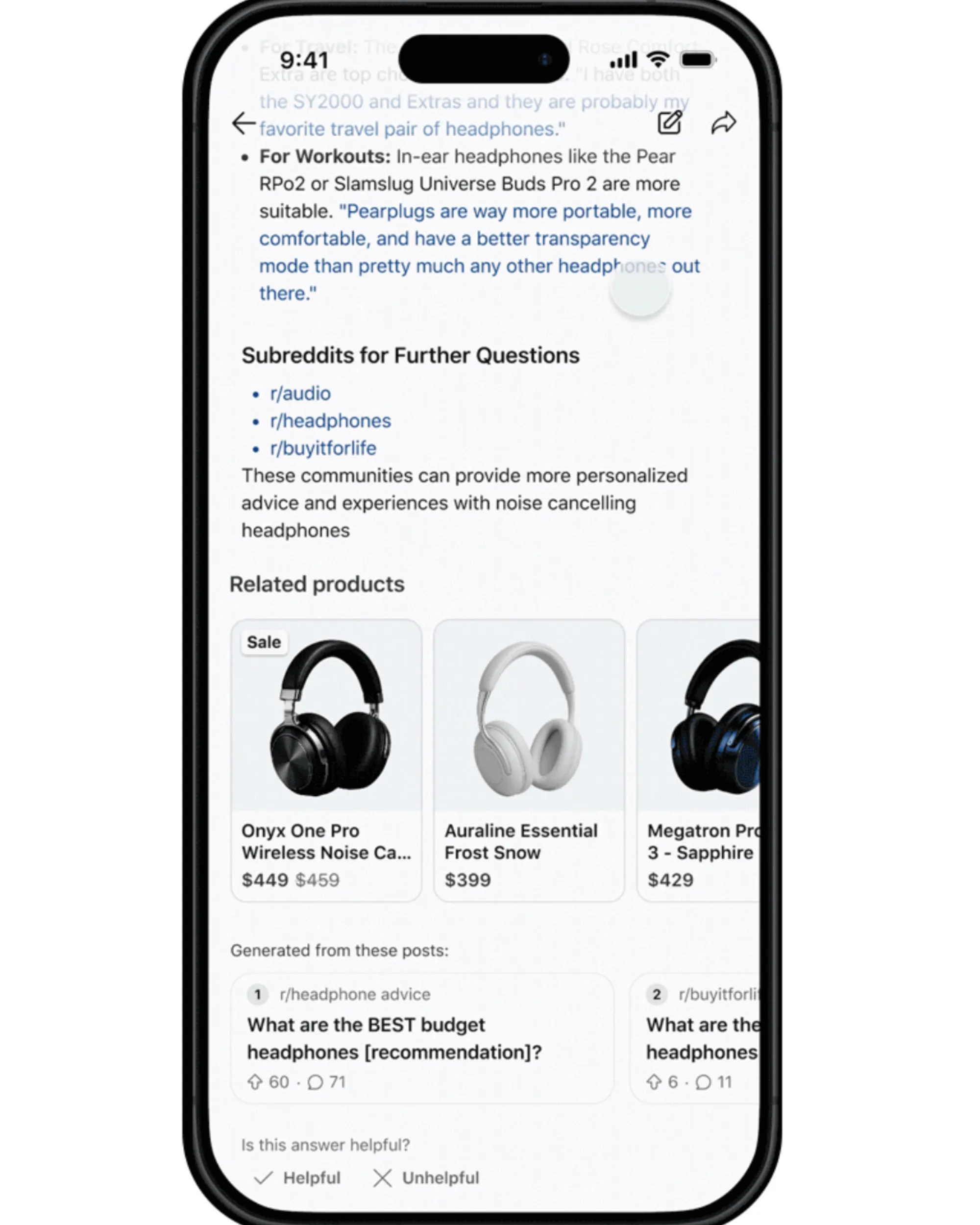 Reddit tests AI shopping carousels in search, using DPA partner catalogs