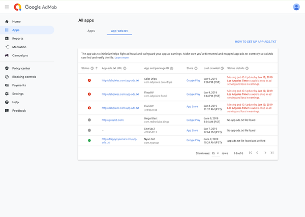 Google introduces support for app-ads.txt in AdMob and Google Ad Manager