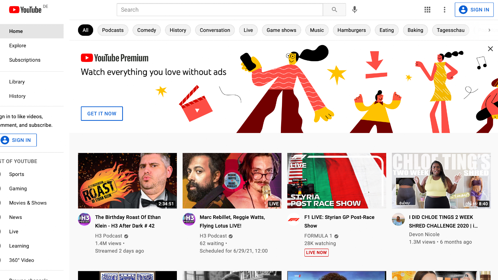 Google introduces specific YouTube masthead content requirements